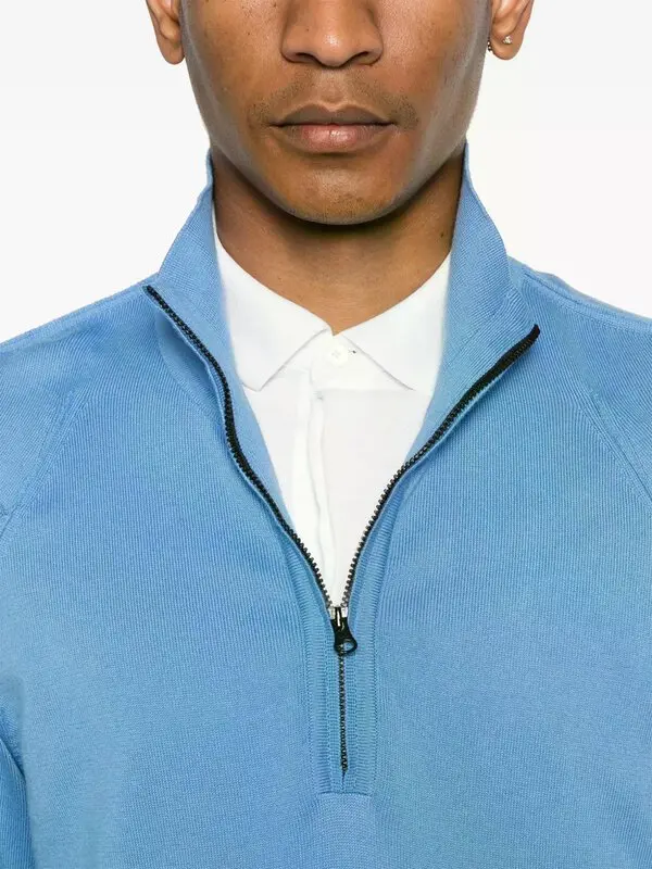 C.P. COMPANY Lens-detail Sweater - Blue