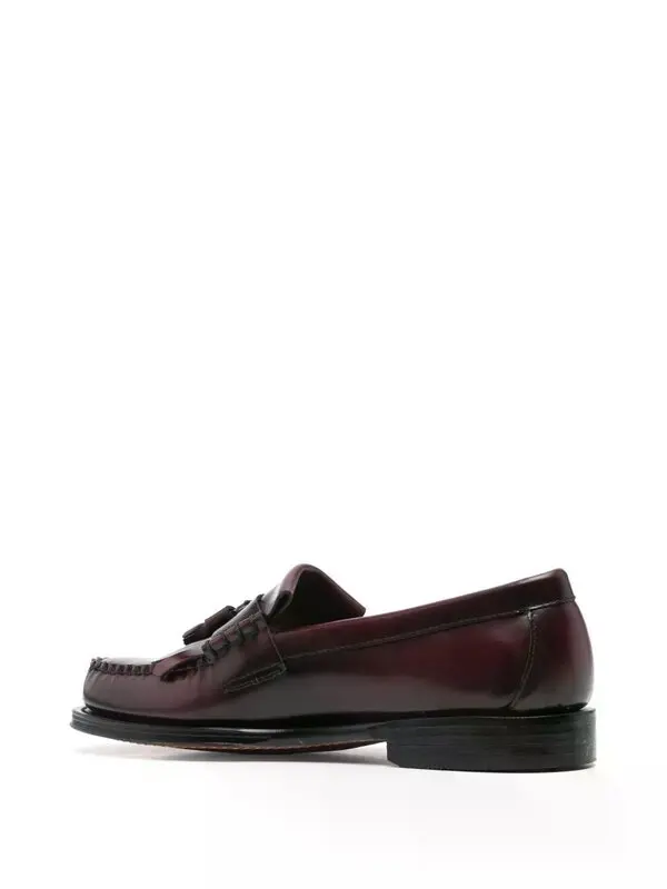G.H.BASS G.h. Bass & Co. Weejuns Layton Kiltie Loafers - Red