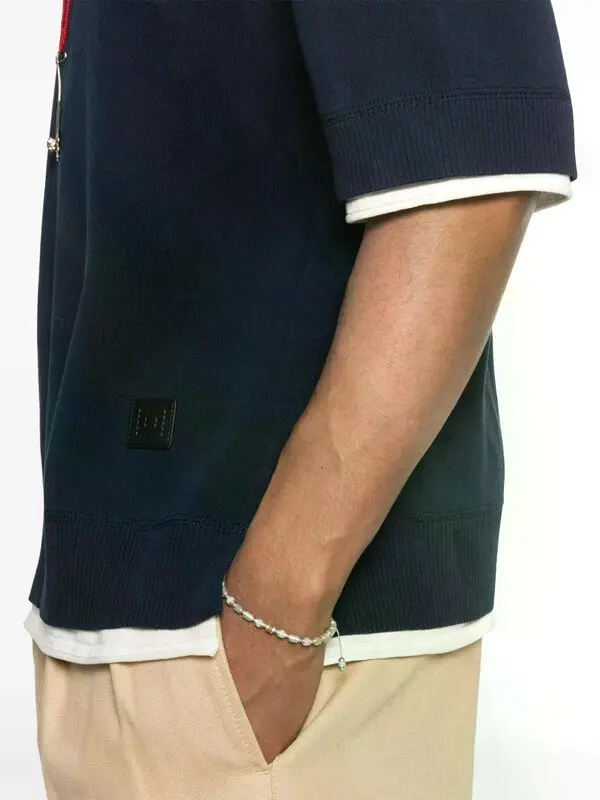 LANVIN Contrasting-trim T-shirt