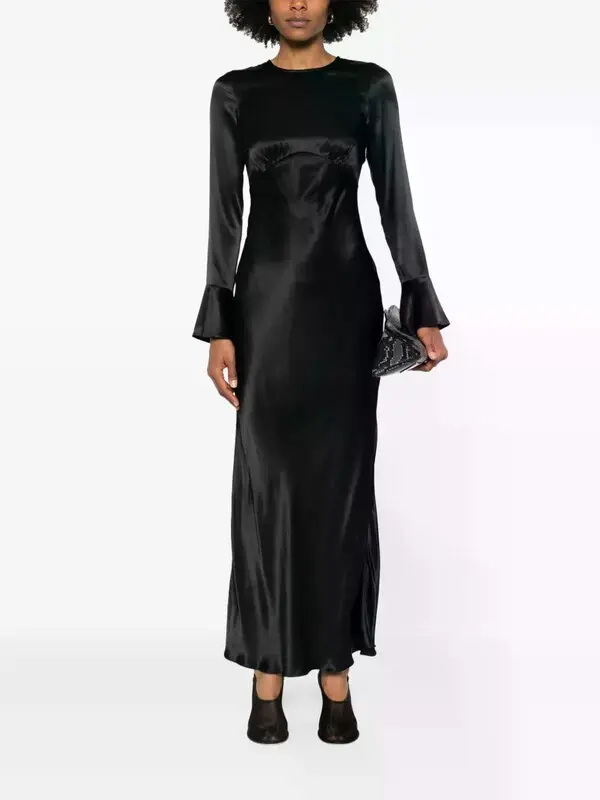 MOOS STUDIO Satin Maxi Dress