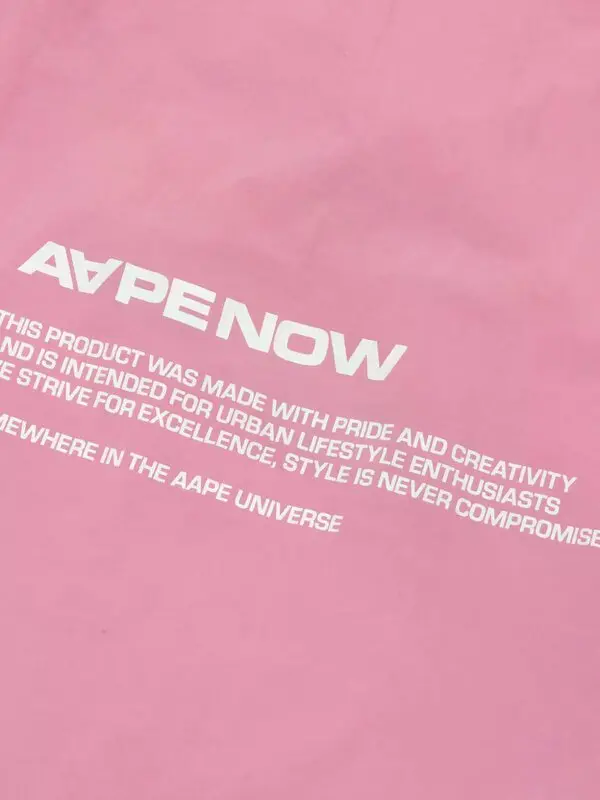 AAPE BY *A BATHING APE Lightweight Hooded Jacket - Pink