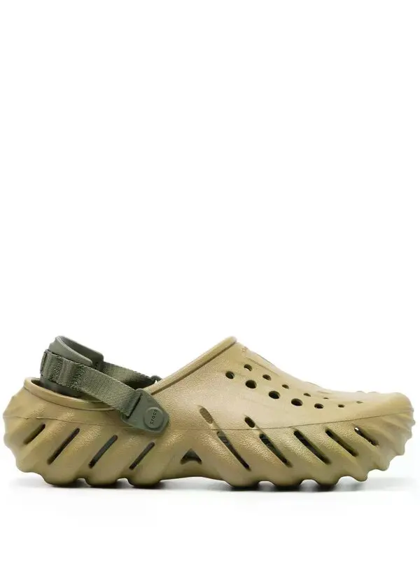 CROCS Echo Perforated Clogs - Green