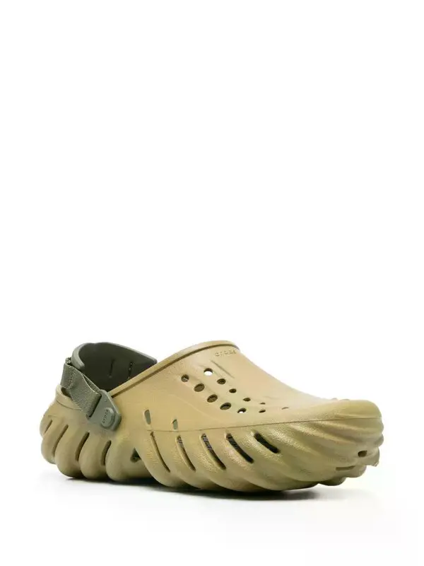 CROCS Echo Perforated Clogs - Green