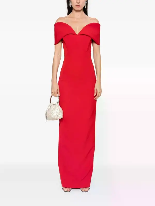 MOOS STUDIO V-neck Maxi Dress