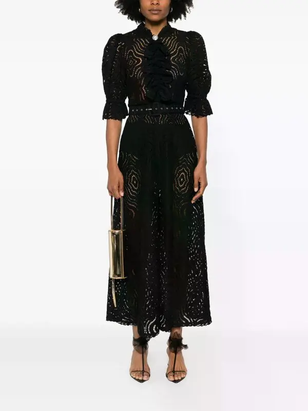MOOS STUDIO Lace Maxi Dress