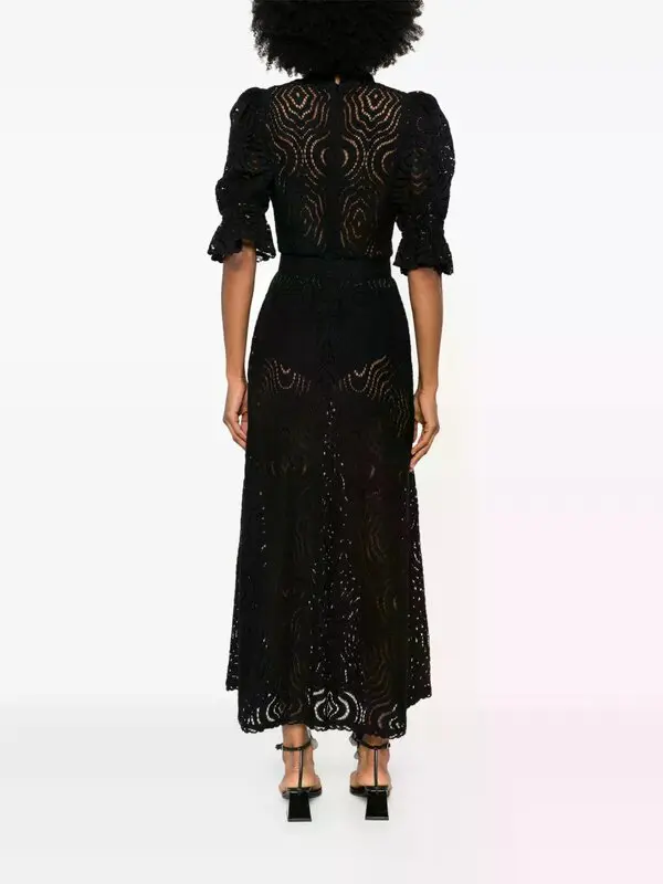 MOOS STUDIO Lace Maxi Dress