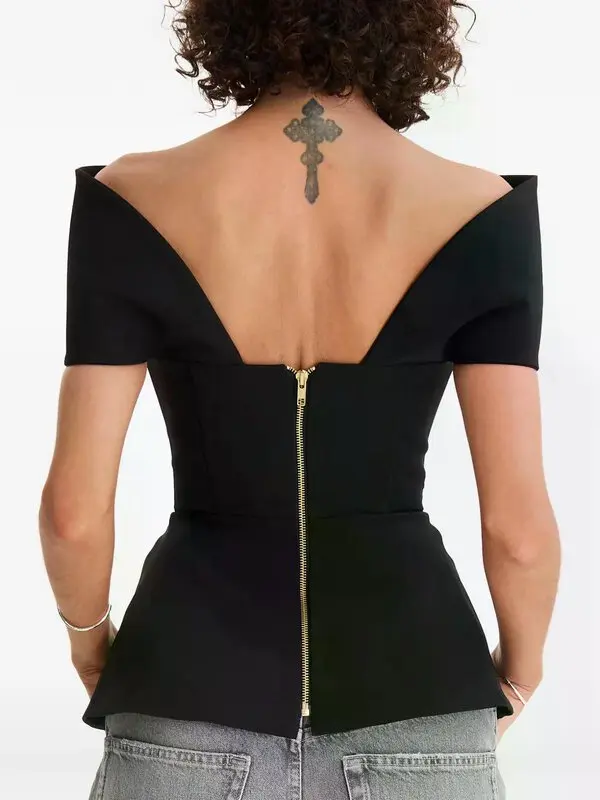 MOOS STUDIO Sleeveless Top - Black