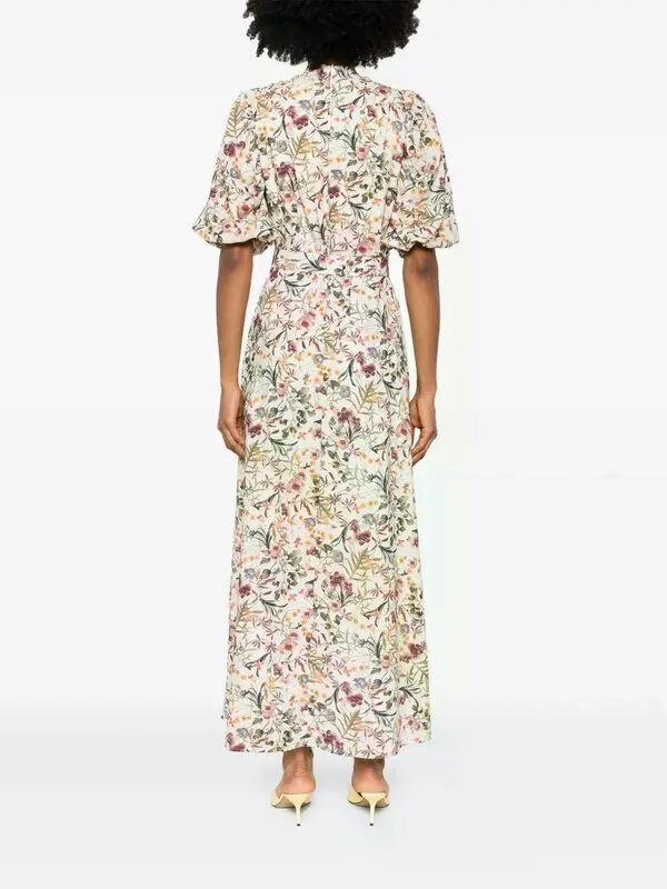 MOOS STUDIO Jardin De Fleurs Maxi Dress