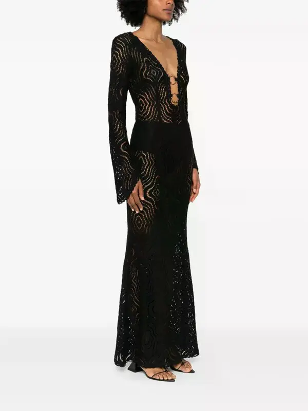 MOOS STUDIO Midnight Bloom Maxi Dress