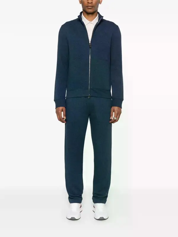 Canali Mélange-effect Track Pants