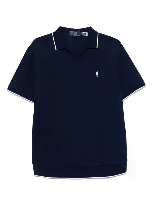 Polo Ralph Lauren Jacquard Logo-embroidered T-shirt