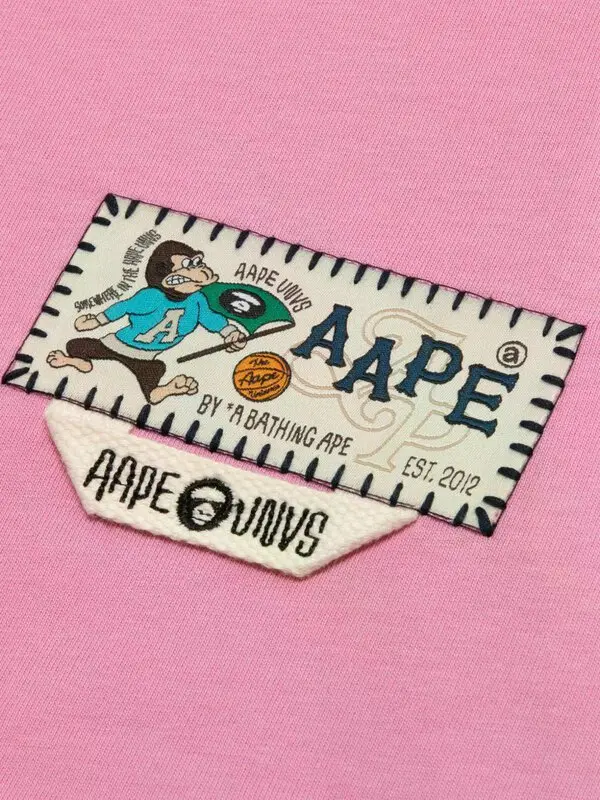 AAPE BY *A BATHING APE® Logo-embossed T-shirt