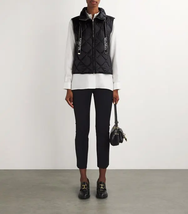 Max Mara Down-padded Gilet - Black