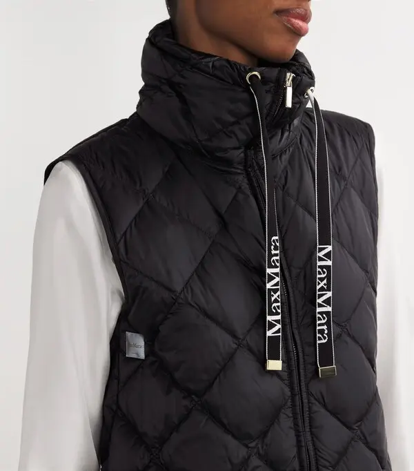 Max Mara Down-padded Gilet - Black