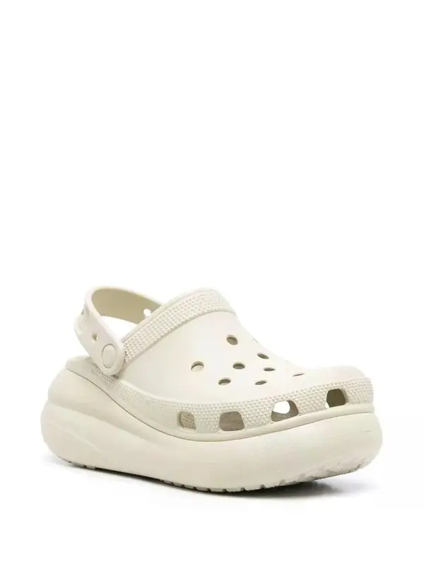CROCS Ankle-strap Sliders - Neutrals