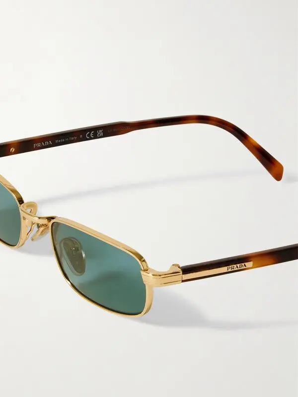 Prada Rectangle-Frame Sunglasses In Tortoiseshell - 50% Off  display picture 3
