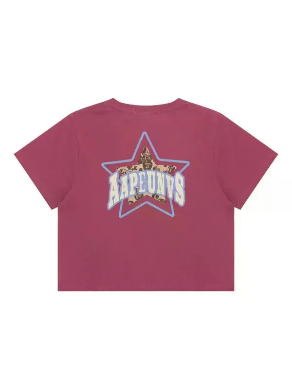 A BATHING APE Aape * Graphic Star-print T-shirt