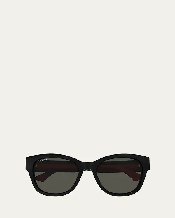 Gucci Recycled Acetate Butterfly Sunglasses