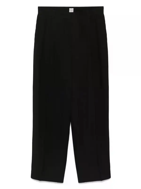 TOTEME Double-pleat Trousers - Black