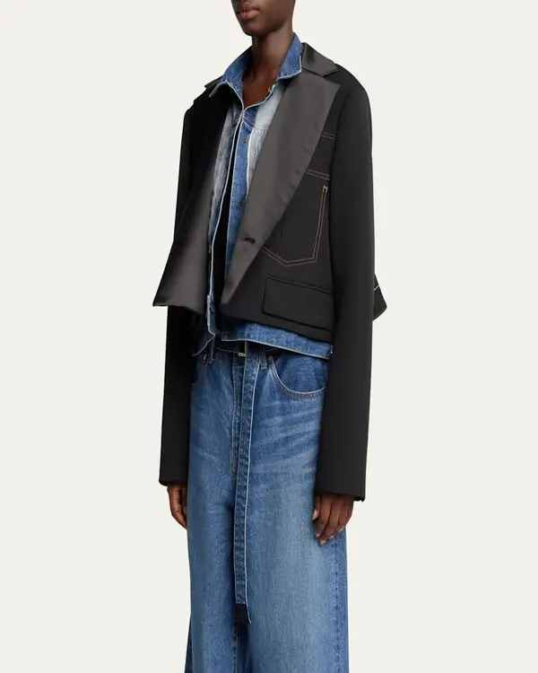 Sacai Layered Denim Jacket