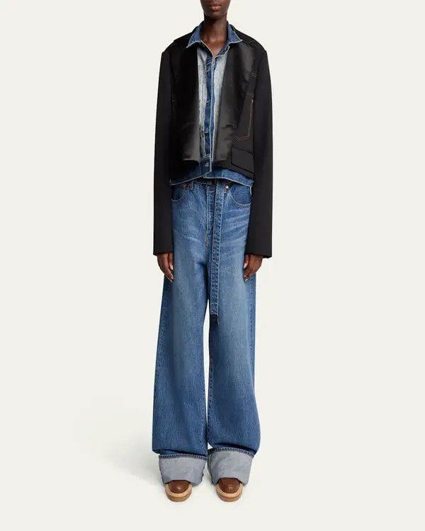Sacai Layered Denim Jacket