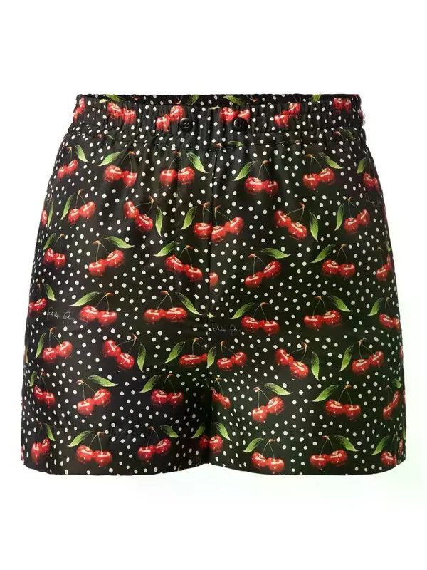Philipp Plein Cherries Shorts