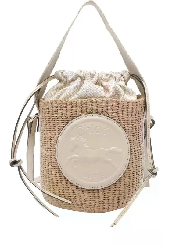 Chloé Woody Bucket Bag - Neutrals