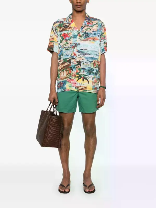 Polo Ralph Lauren Patchwork-print Camp Shirt