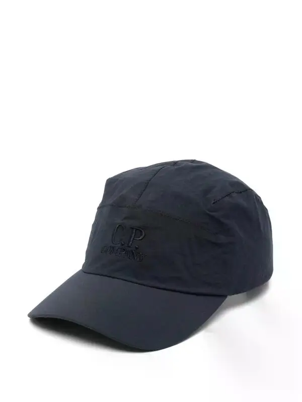 C.P. COMPANY Logo-embroidered Baseball Cap - Blue