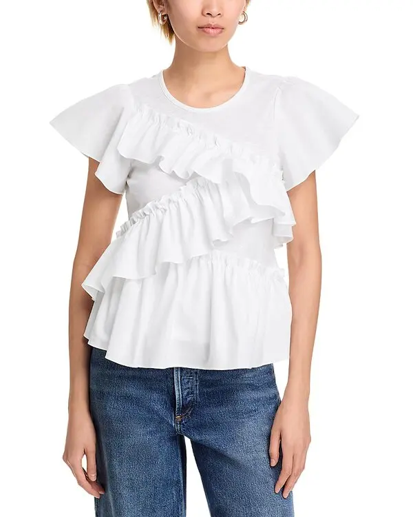 Cinq À Sept Jaipur Ruffle Top