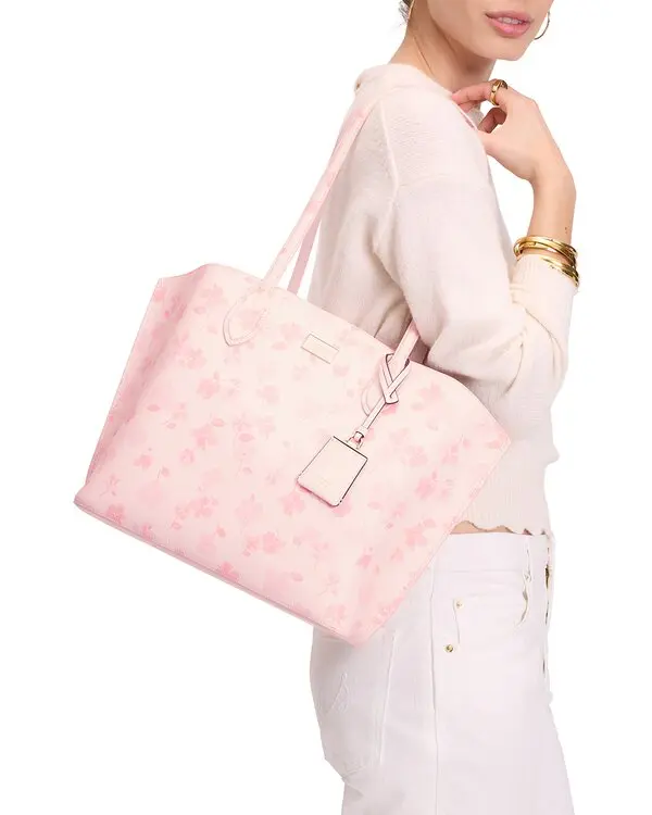 Kate Spade New York Suite Spring Pansies Large Tote