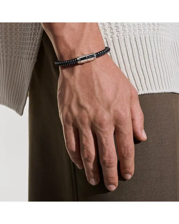 John Hardy Sterling Cord Bracelet - Silver