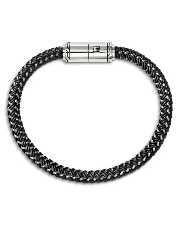 John Hardy Sterling Cord Bracelet - Silver