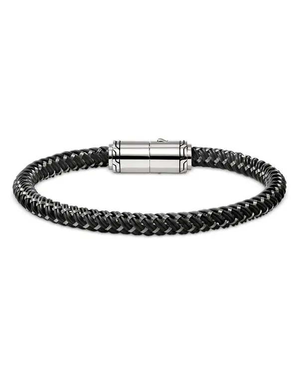 John Hardy Sterling Cord Bracelet - Silver