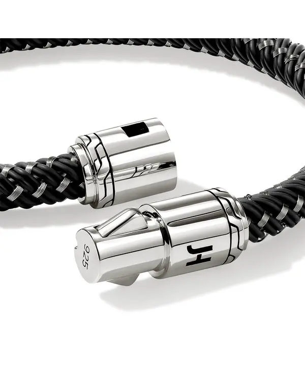 John Hardy Sterling Cord Bracelet - Silver