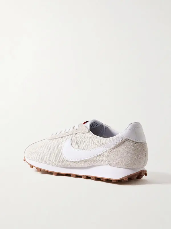 Nike Ld-1000' Lace-up Mesh, Leather And Suede Sneakers - White