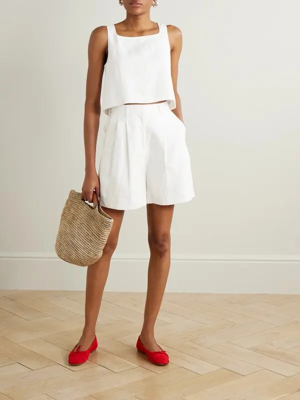 Posse Marchello Pleated Bermuda Shorts