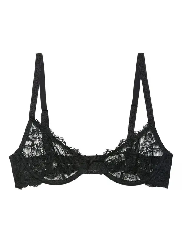 Fleur Du Mal Bianca Bra - Black