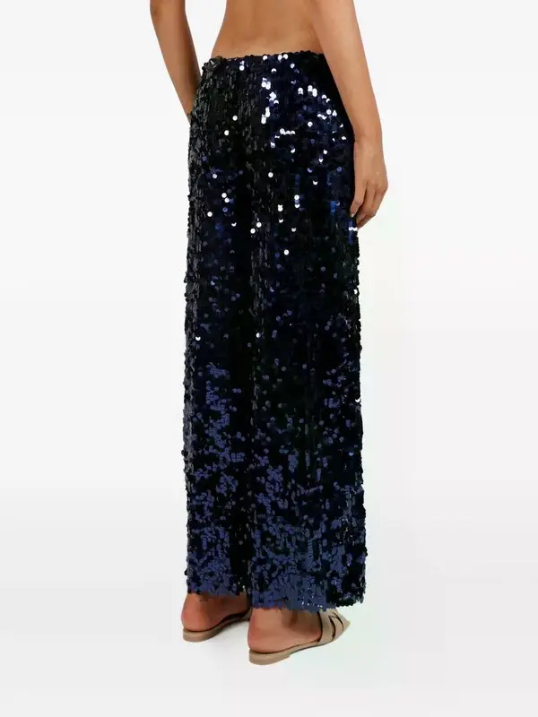 Oseree Sequin Trousers - Blue