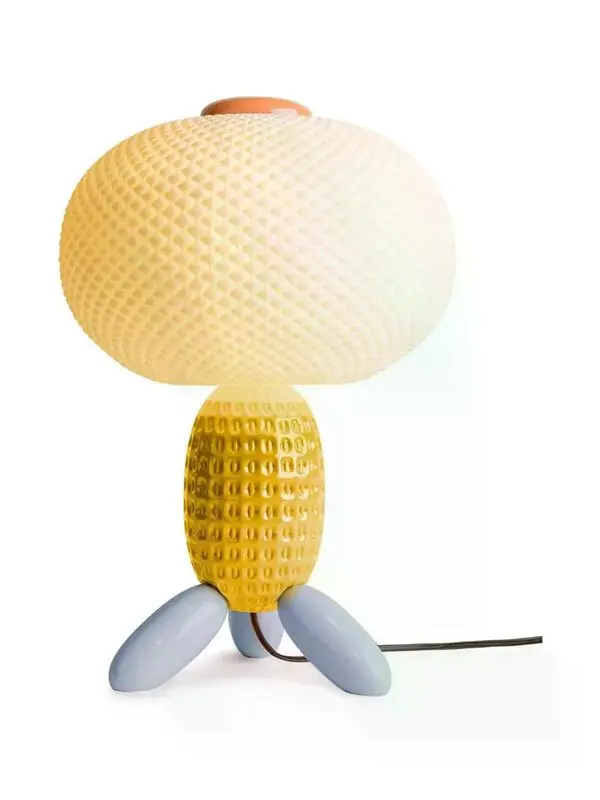 LLADRO Soft Blown Table Lamp - Yellow