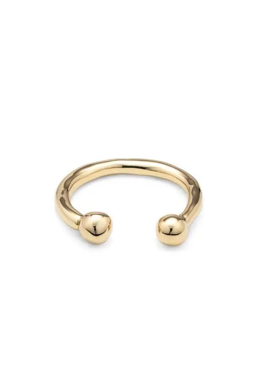 UNODE50 Double Bead Bangle - Gold