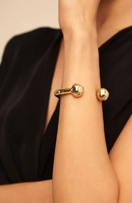 UNODE50 Double Bead Bangle - Gold