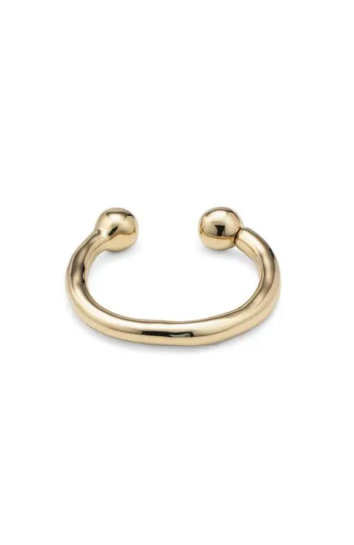 UNODE50 Double Bead Bangle - Gold