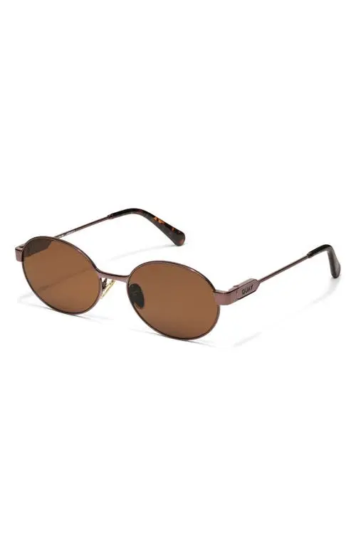 Quay Anyways 56mm Round Sunglasses