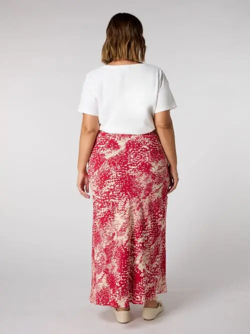 LIVE UNLIMITED Printed Midaxi Skirt