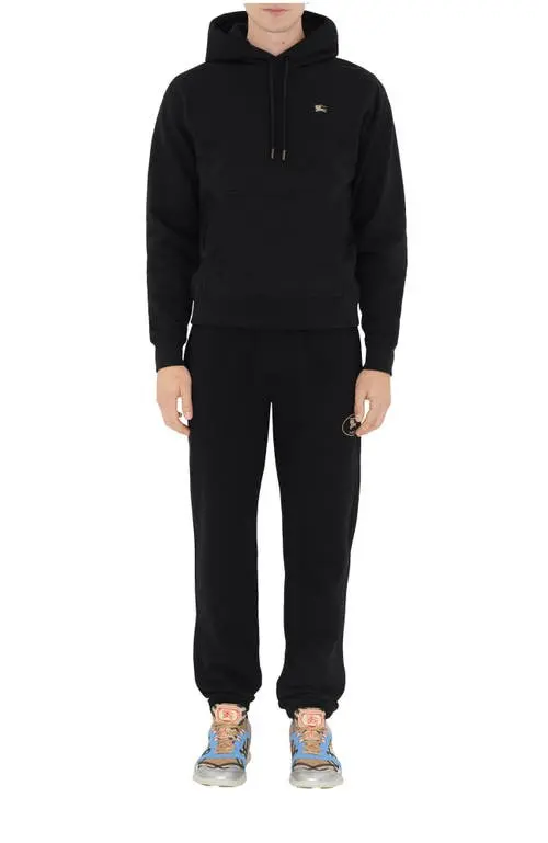 Burberry Knight Stamp Cotton Jogging Pants