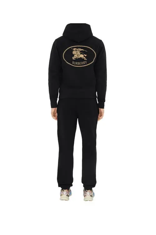 Burberry Knight Stamp Cotton Jogging Pants