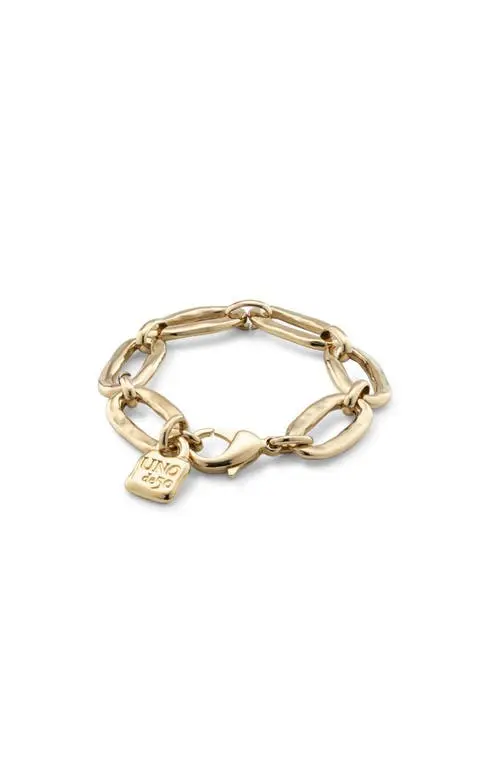 UNODE50 Oval Link Bracelet - Gold