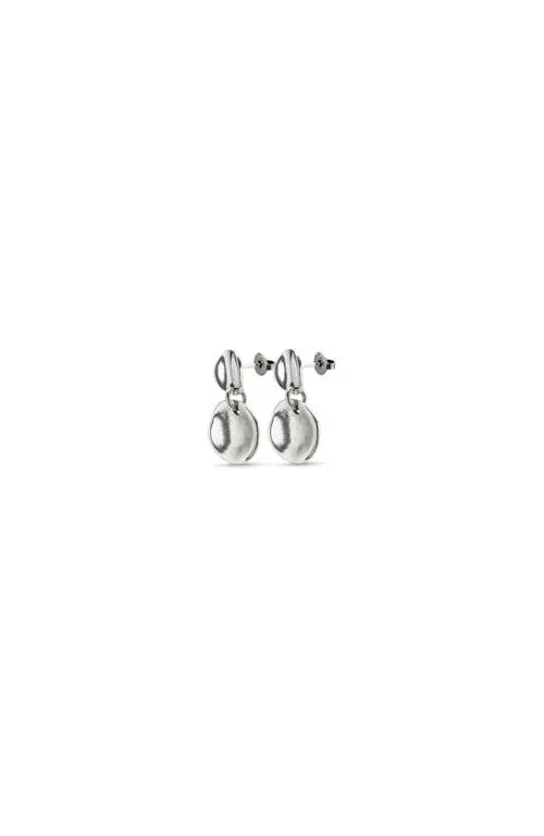 UNODE50 Sterling-plated Irregular Earrings