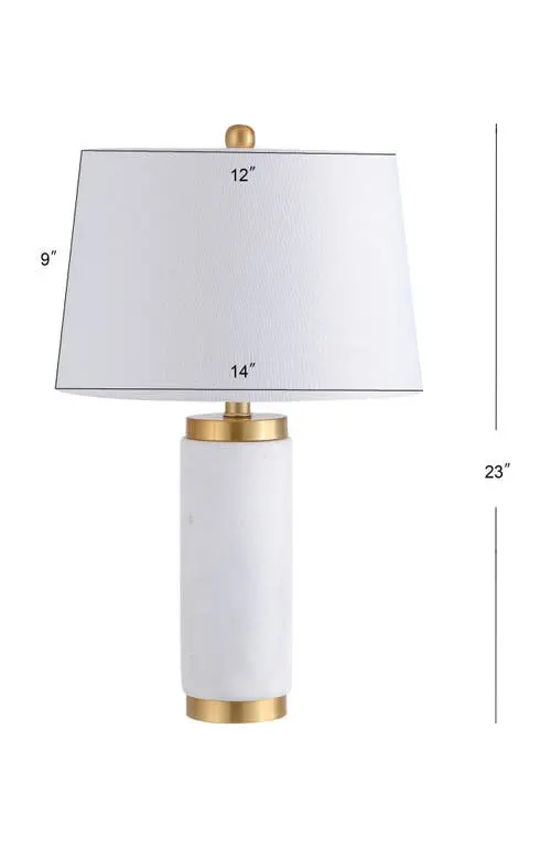 JONATHAN Y Adams 23" Marble Led Table Lamp